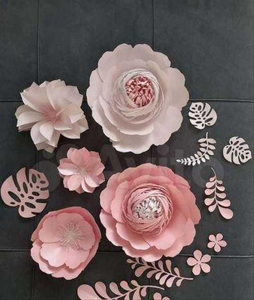 Бумажные цветы. Декор