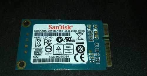 SSD mSata 16GB SanDisk