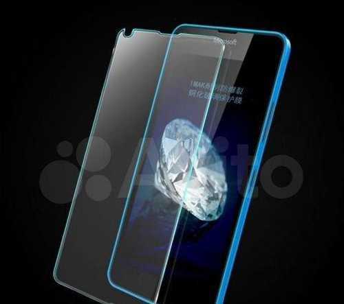 Защитное стекло для microsoft 535 Lumia 0.3mm белый картон