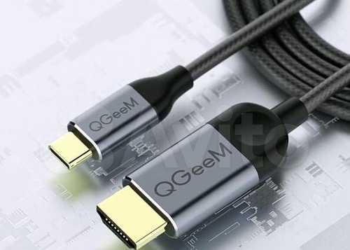 Кабель-переходник USB Type-C (USB-C) - hdmi QGeeM