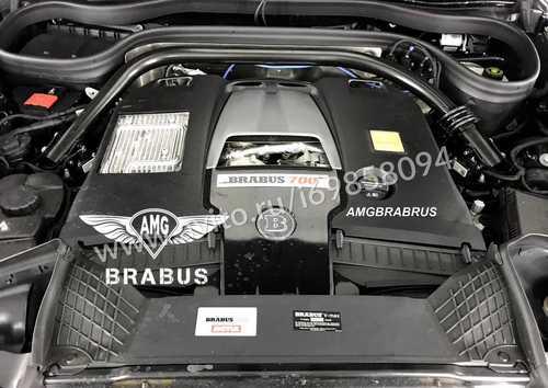 Эмблемы шильды Brabus в мотор G class W463 W464