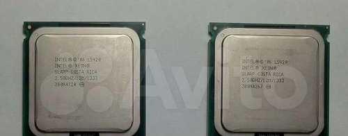 Процессоры Xeon L5420 и E5410, socket 771