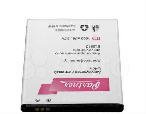 Акб partner для FLY IQ4416 BL3812 1600mAh