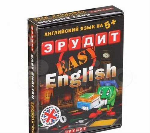 Настольная игра Биплант Эрудит, Easy English (подарочный) (10007)