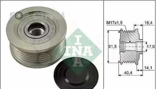 INA 535011510 Шкив генератора
