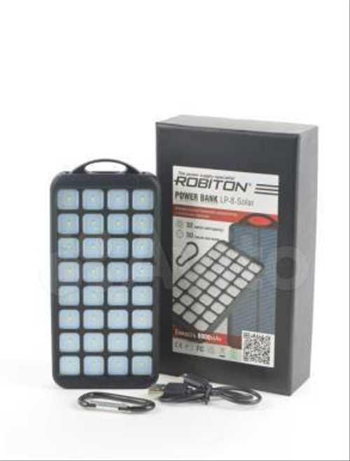 Robiton power bank LP-8-Solar 32 LED, 8000мАч