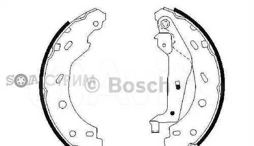 Bosch 0986487600 Колодки торм.бараб