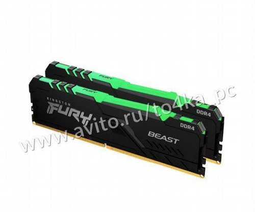 DDR4 Kingston fury Beast RGB (8GBx2) 3600MHz CL17