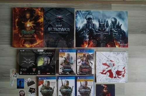 Издания по серии игр Witcher Ведьмак + артбуки