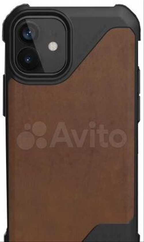 Чехол-накладка UAG Metropolis LT (11234O118380) для iPhone 12 mini (Brown)