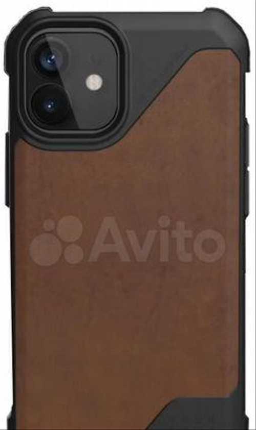 Чехол-накладка UAG Metropolis LT (11234O118380) для iPhone 12 mini (Brown)
