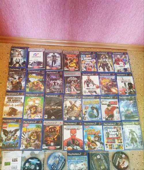 36 дисков PS2