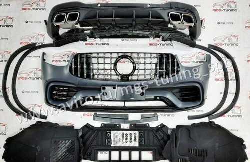 Обвес на Mercedes Benz GLC стиль 63 AMG Рестайлинг