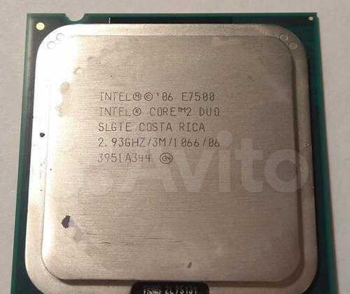 S775 Intel C2D E7500 б/у