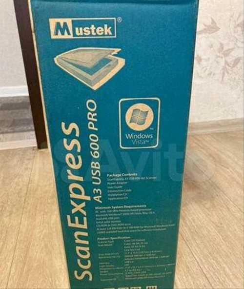 Сканер Mustek ScanExpress A3 USB 600 PRO