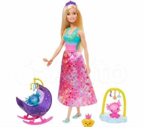 Кукла Mattel Barbie "Заботливая принцесса" GJK49/GJK51 блондинка