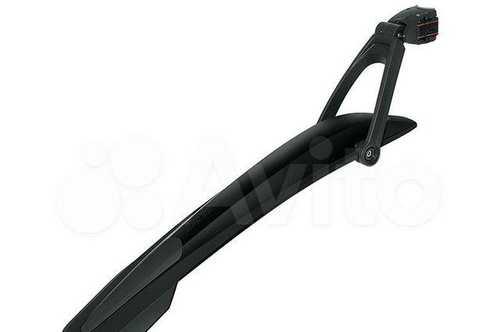 Велосипедное крыло SKS заднее X-Blade Dark 26"-27,5", крепление быстросьёмное, чёрное