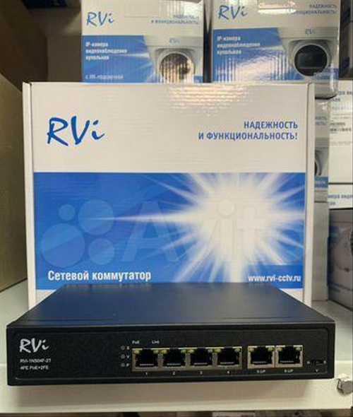 Сетевой POE коммутатор RVi-1NS04F-2T 4 порта