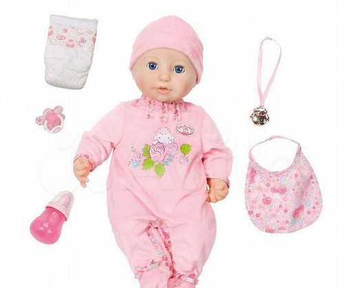 Кукла-пупс Baby Annabell Zapf Creation многофункциональная, с мимикой, 43 см (10 версия) (794-821)