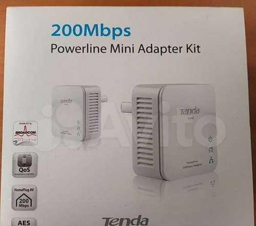 Сетевой адаптер Powerline tenda P200KIT