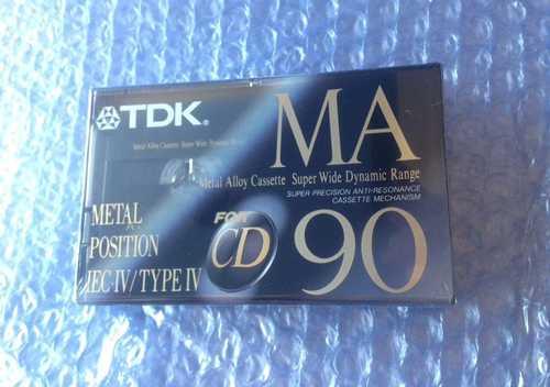 Аудио компакт кассета TDK новая