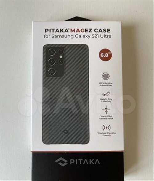 Чехол Pitaka MagEZ Case для Galaxy S21 Ultra