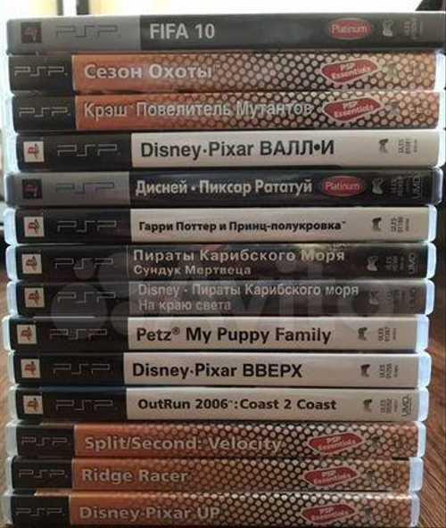 Комплект игр на PSP