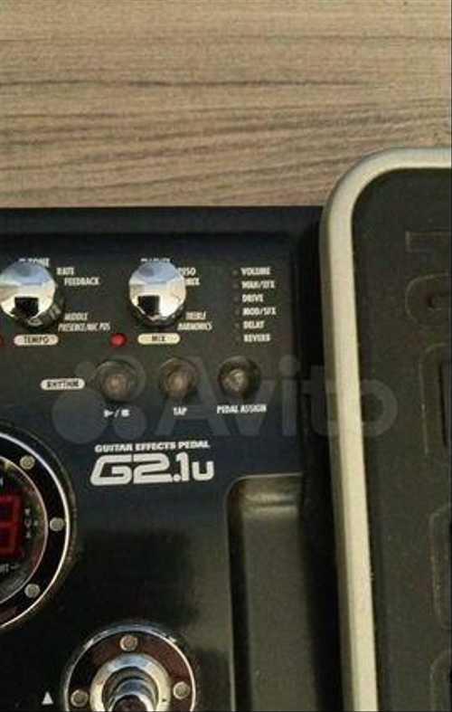 Гитарный Процессор zoom G2.1U. Бесплатная Доставка