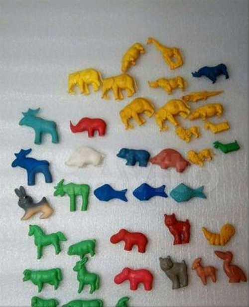 Животные резиновые СССР советские игрушки