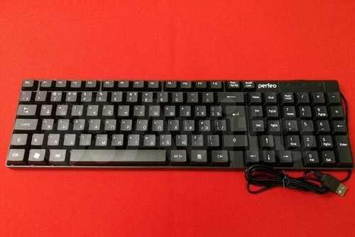 Клавиатура Perfeo, Domino, USB, чёрная (PF-8801)