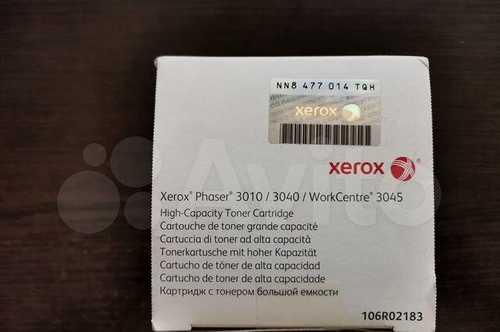 Оригинальный картридж Xerox 106R02183
