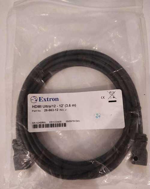 Кабель Extron hdmi ultra/12-12 3,6m premium сверхг