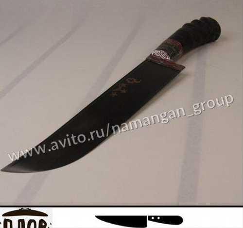 Нож рукоятка чёрная 17см