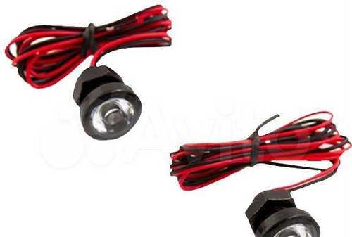 Комплект из 2-х дополнительных светодиодных габаритных огней MTF Light PLR25I - световой поток - 150 лм, цветовая температура 6000K, влагозащита IP67