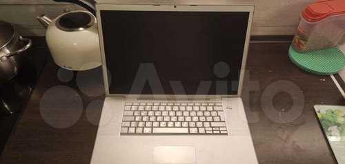 MacBook Pro 17 2007 А1229 неисправный