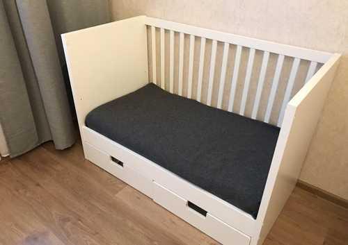 Кровать Детская 60х120 икеа стува (IKEA stuva)