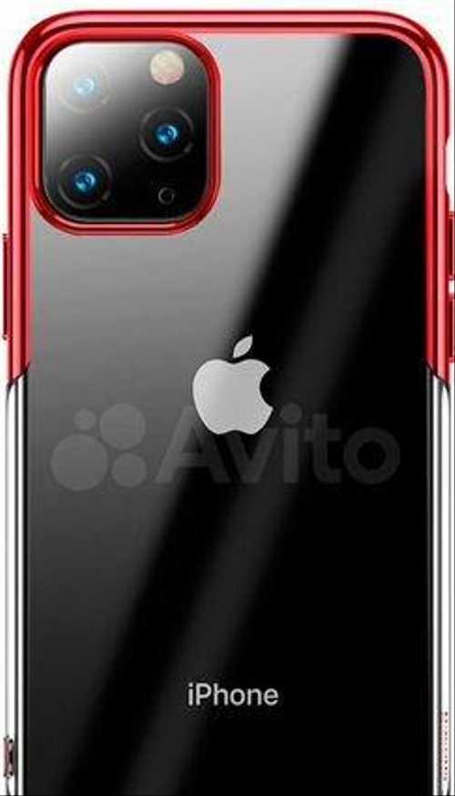 Чехол Baseus Glitter (wiapiph58S-DW09) для iPhone 11 Pro (Red)