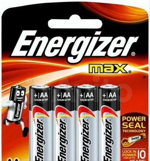 Батарейки Energizer Max E91, 1.5V (aа, 4 штуки)