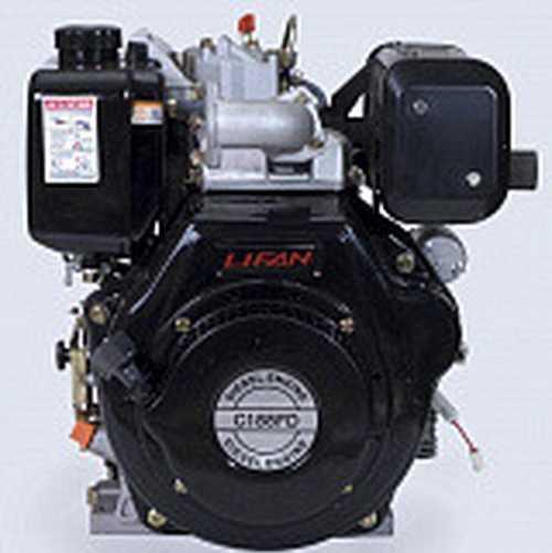 Двигатель Lifan 188FD Diesel, вал 25 мм, кат 6 Ам