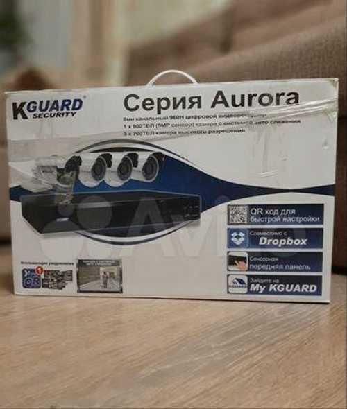 Комплект видеонаблюдения kguard Aurora AR421-CKT00