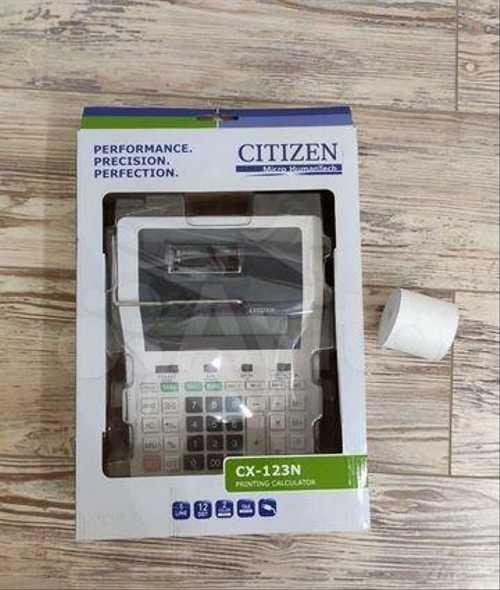 Калькулятор бухгалтерский citizen CX-123N