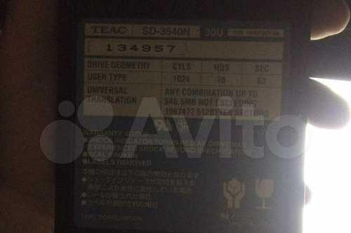 Ретро Hdd teac sd-3540 (540mb)