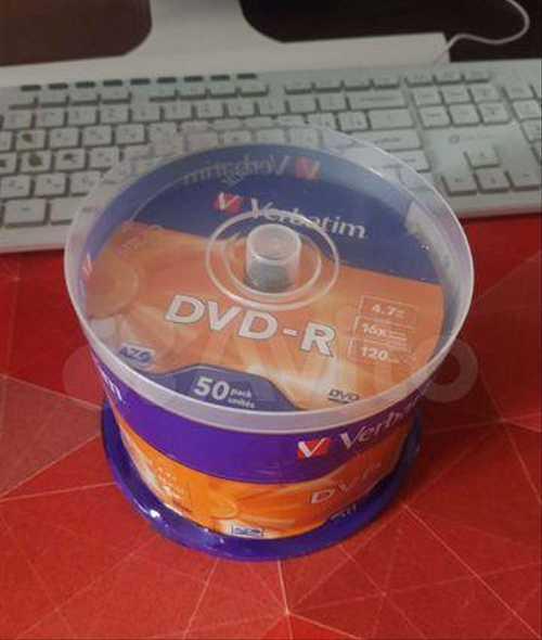 Болванка DVD-R 50шт новые, упакованные