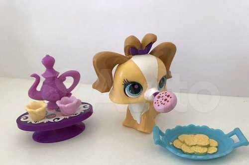 Littlest pet shop набор с интерактивным зверьком