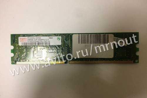 Озу DDR1 256Mb dimm hynix hymd532646CP6J-D43