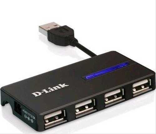 USB хаб D-Link концентратор разветвитель 4 порта