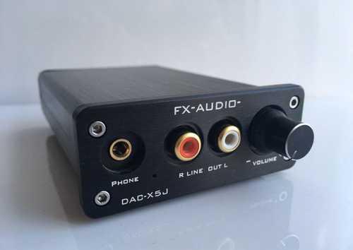 Fx-audio dac-x5j цап с усилителем для наушников
