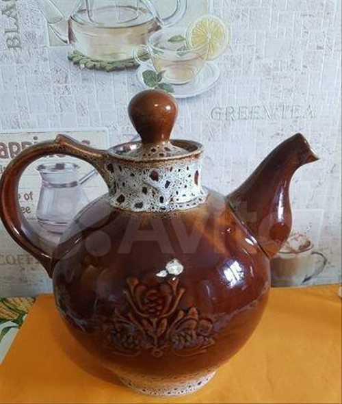 Огромный чайник. Керамика. СССР