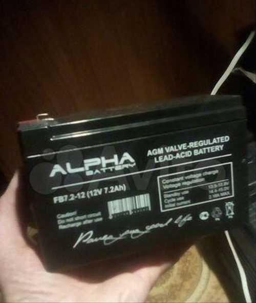 Аккумуляторы Alfa Battery FB 7,2-12