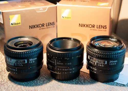Светосильные объективы Nikon AF Nikkor D серии